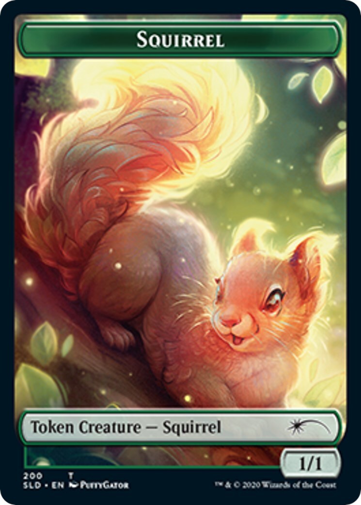 Squirrel Token Secret Lair Drop Foil for sale online | eBay