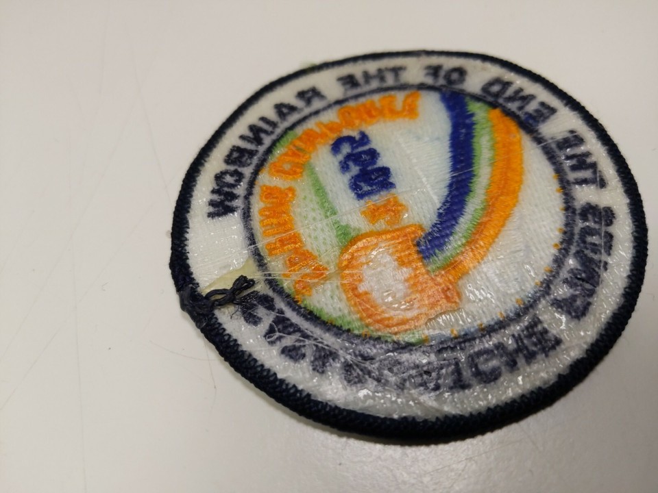 Boy "Scouts" CATAQUATCHE FINDS THE END OF THE RAINBOW 1995 Patch 3 X 3 ...