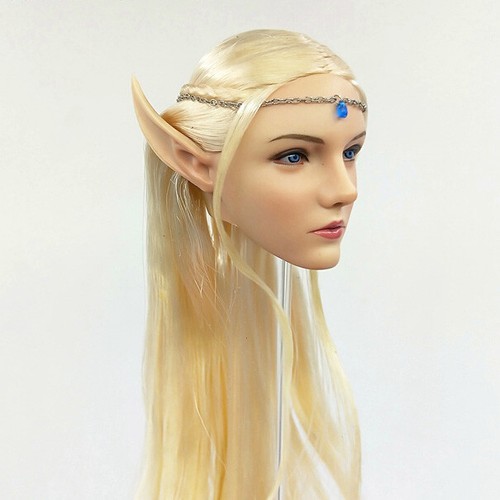 Custom Lucifer 1/6 LXF1904 Elf Queen Emma Long Ears Female Head Sculpt ...