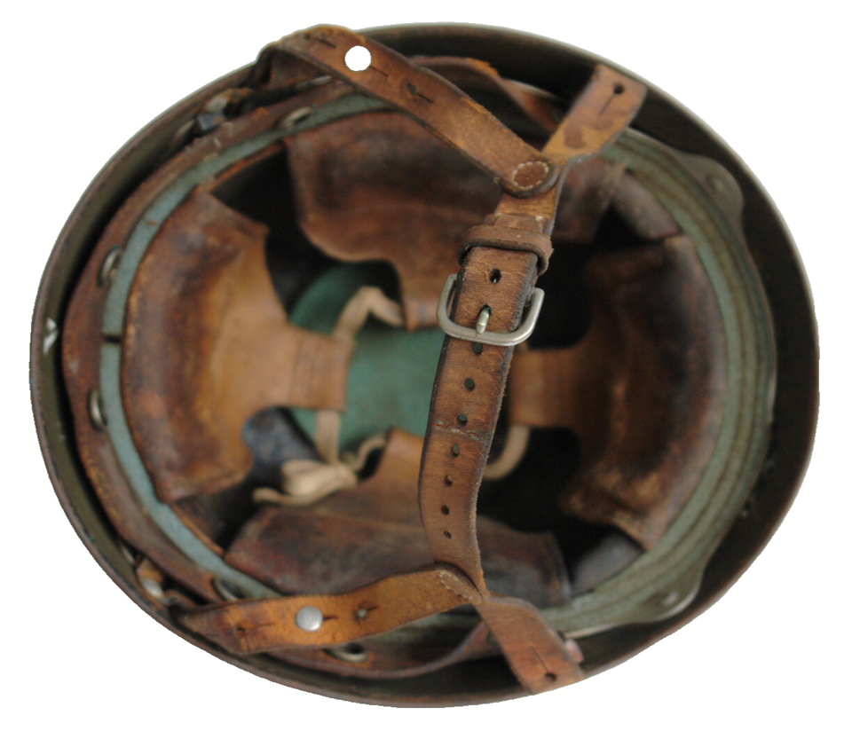 🔥RARE WW2 Police Helmet Original Paint Military WWII Commando Movie ...