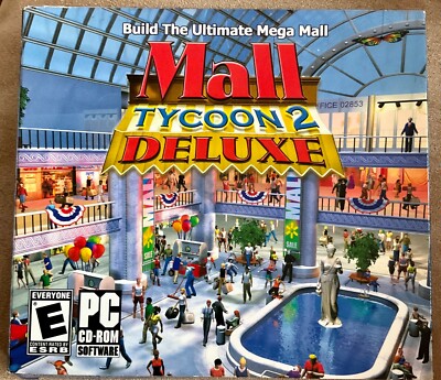 Mall Tycoon 2 Deluxe VINTAGE PC GAME - Disc NM No Scratches | eBay