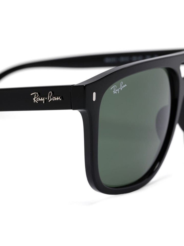 Ray Ban RB2213 901/31 Polished Black Frame G-15 Green Lenses Sunglasses ...