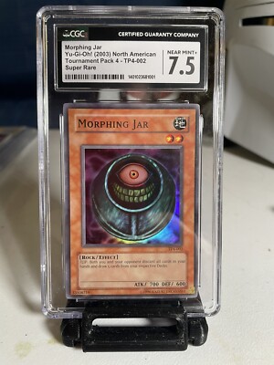 Morphing Jar Super Rare Tournament Pack 4 TP4-002 YuGiOh CGC 7.5 NEAR MINT+ | eBay