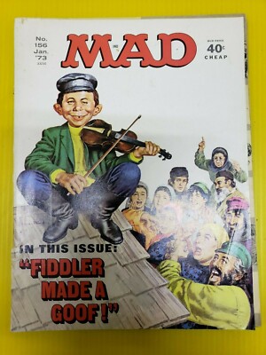 "VINTAGE MAD MAGAZINES NO 156 JAN 1973 (FC53-4) | eBay