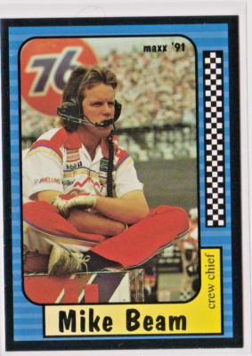 Mike Beam Crew Chief NASCAR 1991 Maxx RACE Card # 45 Near Mint | eBay