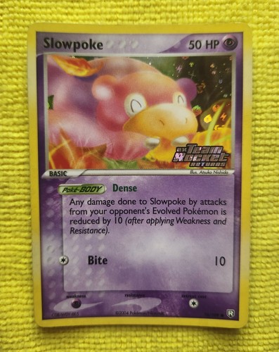 Slowpoke 76/109 - EX Team Rocket Returns - Holo Rare Stamped - Pokémon ...