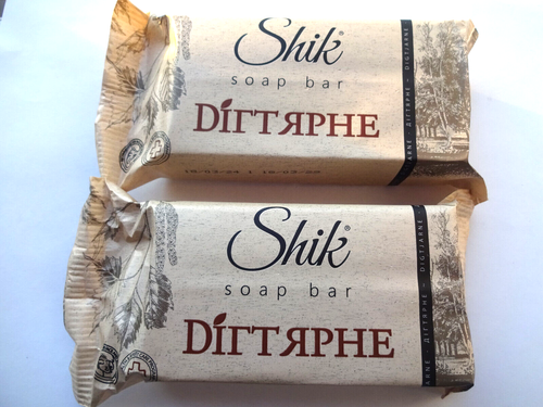 Original Organic Birch Tar Bar Soap 2 pcs x140gr, 280gr (дегтярное мыло ...