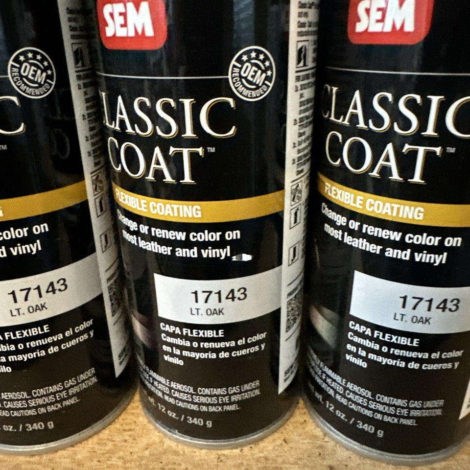 SEM Classic Coat 17143 Lt Oak Lot Of 3 Cans | eBay