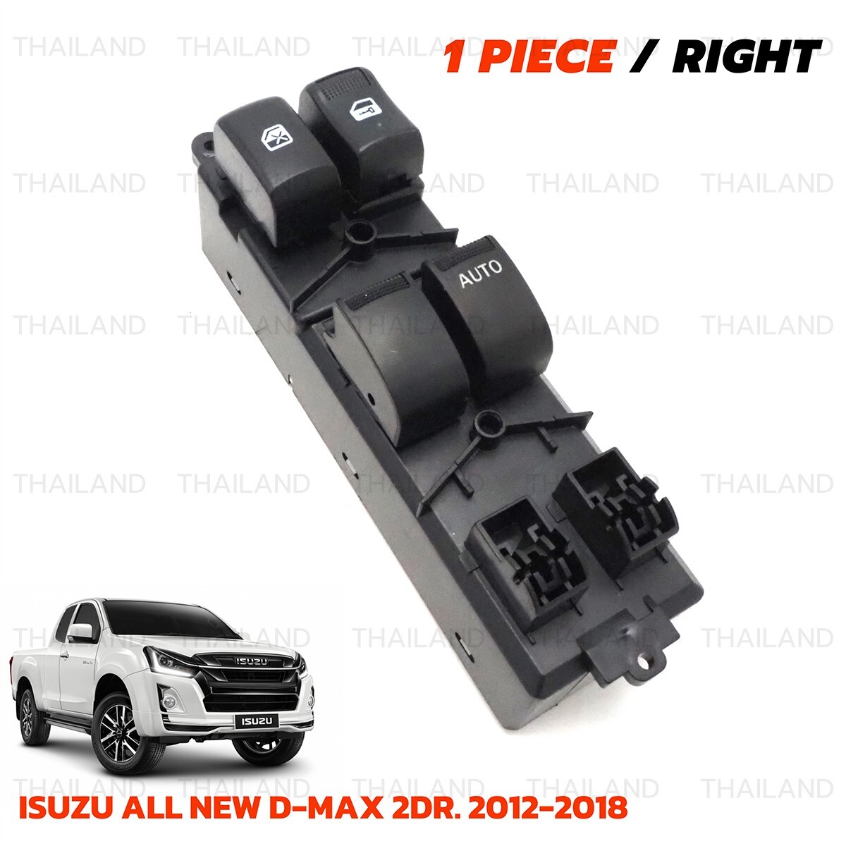 Fits Isuzu D-Max Dmax TFR 2Dr 2012 - 18 RHD Power Window Control Switch ...