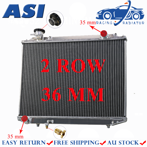 2ROW Radiator For FORD COURIER PD PG PH RANGER PJ/PK;MAZDA Bravo BT50 ...