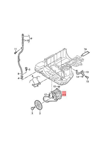 NEW VW AMAROK S6B S7A S7B OIL PUMP WITH INTEGRATED VACUUM PUMP ...