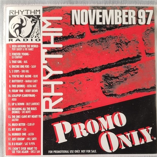 Promo Only CD - November 1997 - Rhythm Radio Series - Promotional CD ...