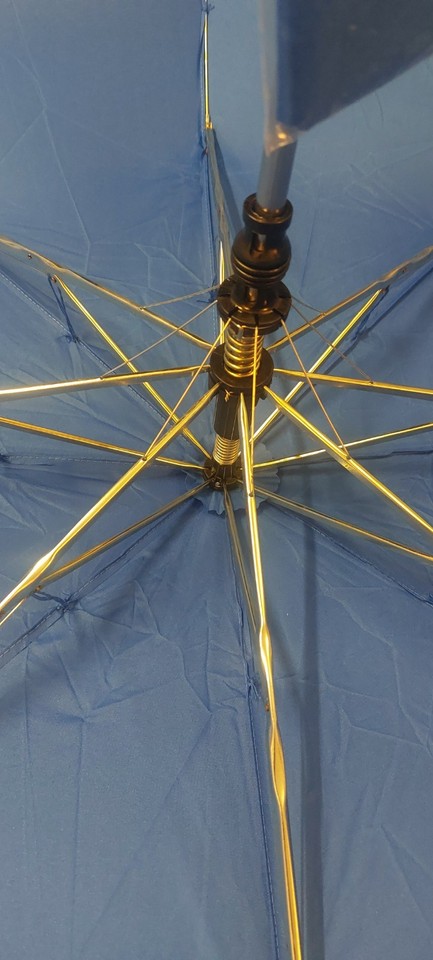 Small Blue Umbrella 38 Inch Diameter With Dry Pouch | eBay UK