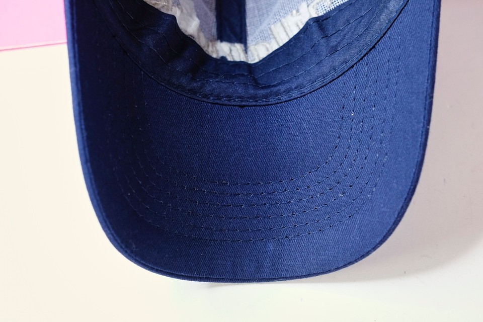 Tillamook Creamery Hat Embroidered Logo Navy Blue Adjustable Baseball ...