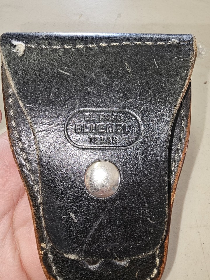 Bluemel El Paso Texas Black Leather Handcuff Case | eBay