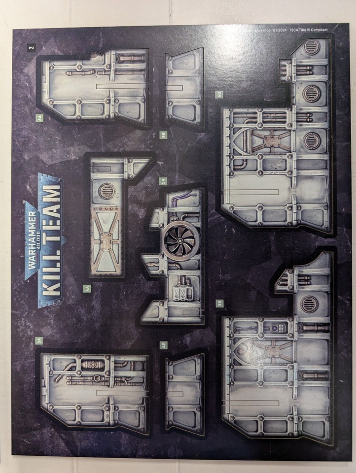 Prepainted MDF STC Hab Bunker Ruins, Kill Team Starter Terrain, 40k, GW ...