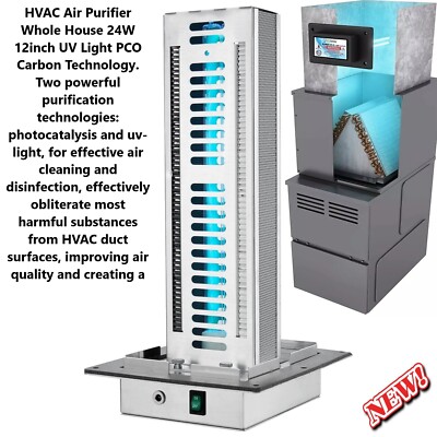 Powerful Purification 24W/12" HVAC Whole House UV-C light 215 to 323 ...