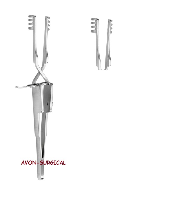 New set of 4 Automatic (Cross Action) Heiss Skin Retractor 4" Blunt,4X4 ...