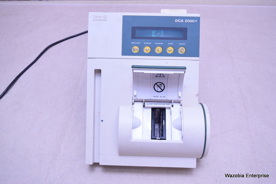 BAYER DCA 2000+ HEMOGLOBIN BLOOD ANALYZER WITH SR002810 PROGRAM CARD | eBay