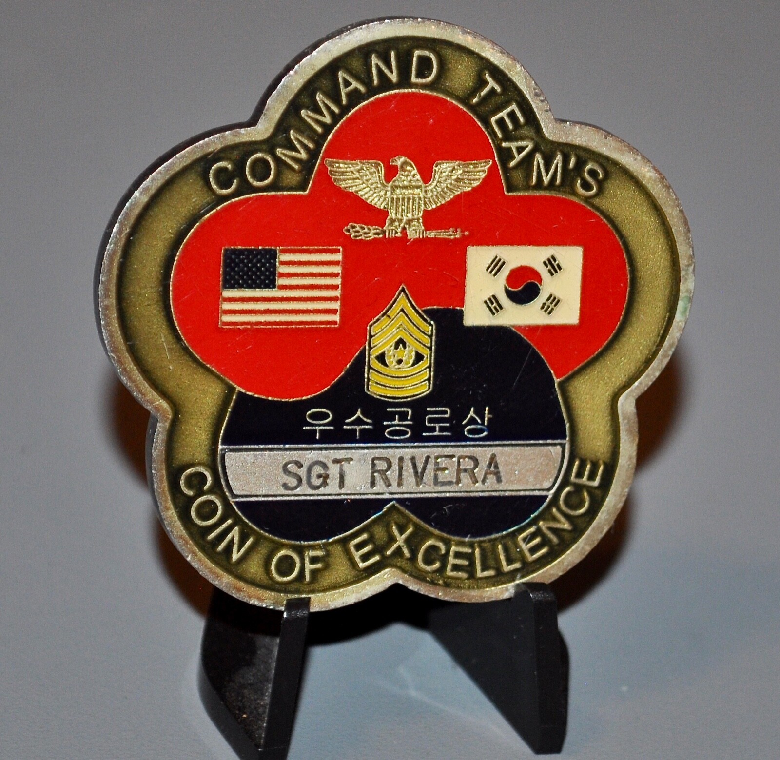 US Army 20th Area Support Group ASG Korea Commander Challenge Coin | eBay