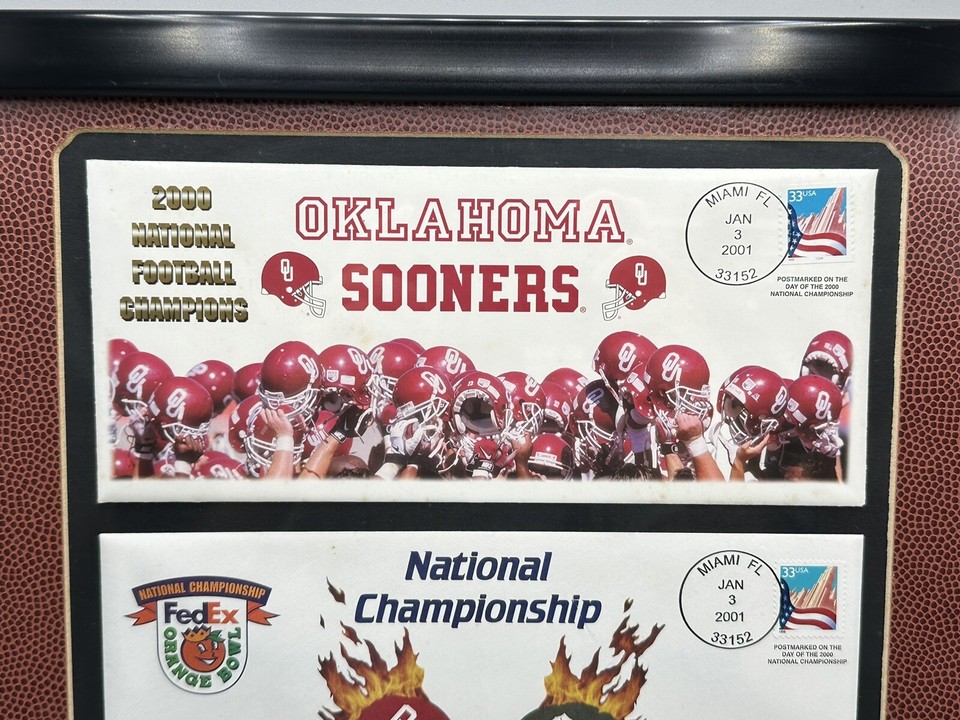 Oklahoma Sooners 2000 Championship Stamped Envelopes Limited Edition ...