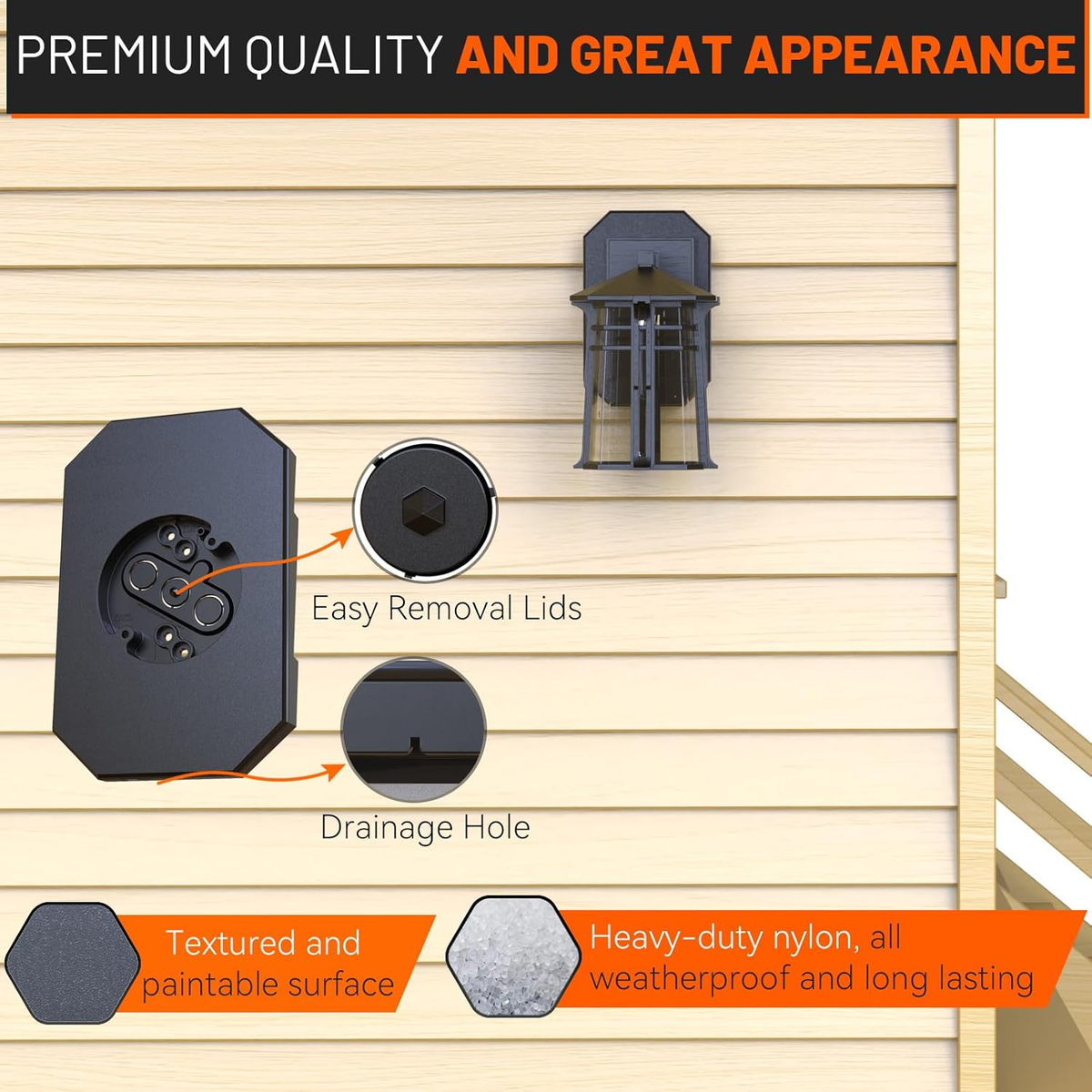 Vinyl Mounting Blocks For Outdoor Light Vinyl Siding Mounting Blocks,