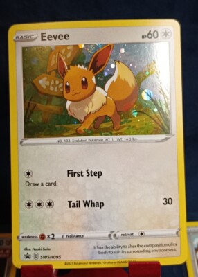 Metal/Colorless Pokemon Bundle - Eevee Holo + Six (6) additional ...