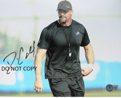 DAN CAMPBELL - LIONS Autographed Signed 8x10 Reprint Photo !! | eBay