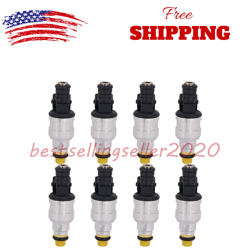 Set(8) Fuel Injectors For GM LT1 LS1 LS6 Mustang SOHC DOHC V8 440cc EV1 ...