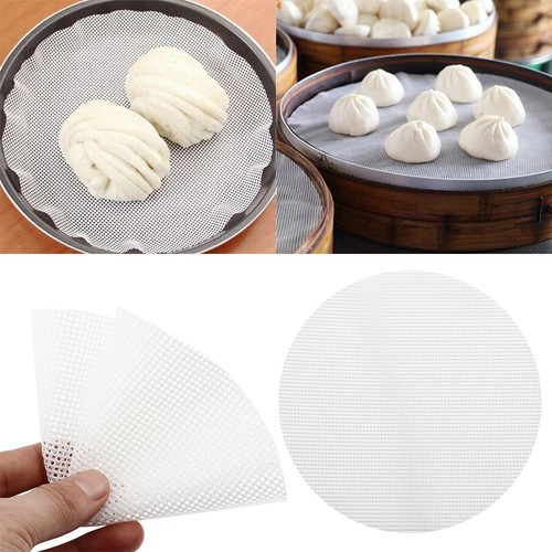 Kitchen Accessories Steamer Pad Silicone Mat Dim Sum Paper Cooking ...
