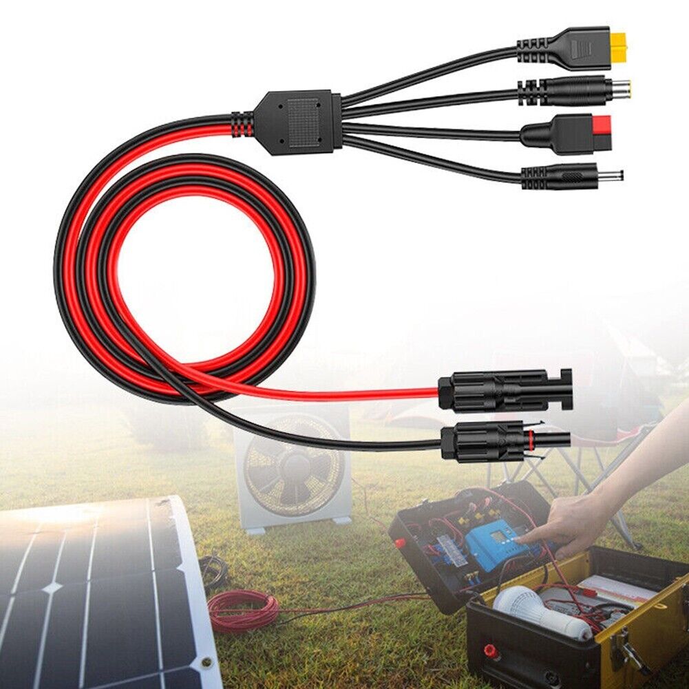 Convenient Solar Cable Splitter Compatible with XT60 DC 8mm 5 5mm ...