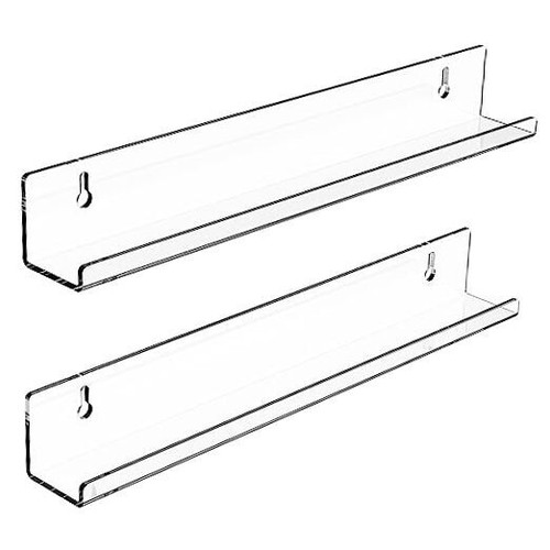2 Pack Vinyl Record Shelf, 12 inch Album Vinyl Record Wall Mount 12inch ...
