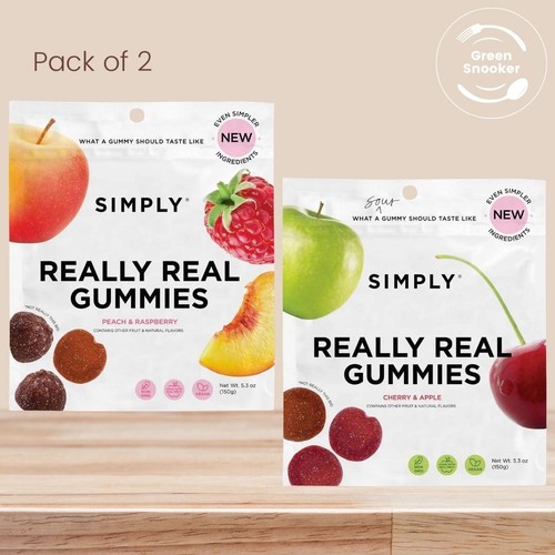Simply, Really Real Gummies, Vegan, Pack of 2 - 5.3 oz | eBay