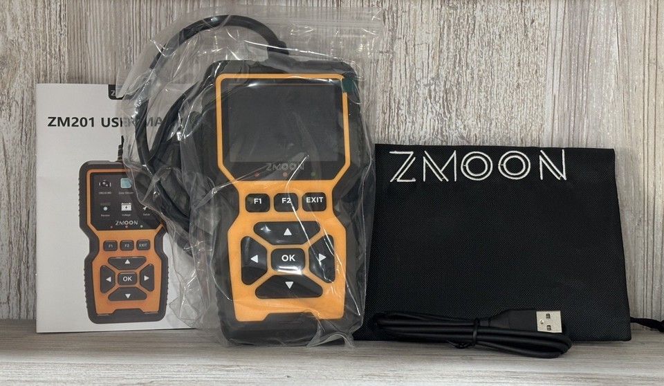 ZMOON ZM201 Professional OBD2 Scanner Diagnostic Tool Enhanced Check ...
