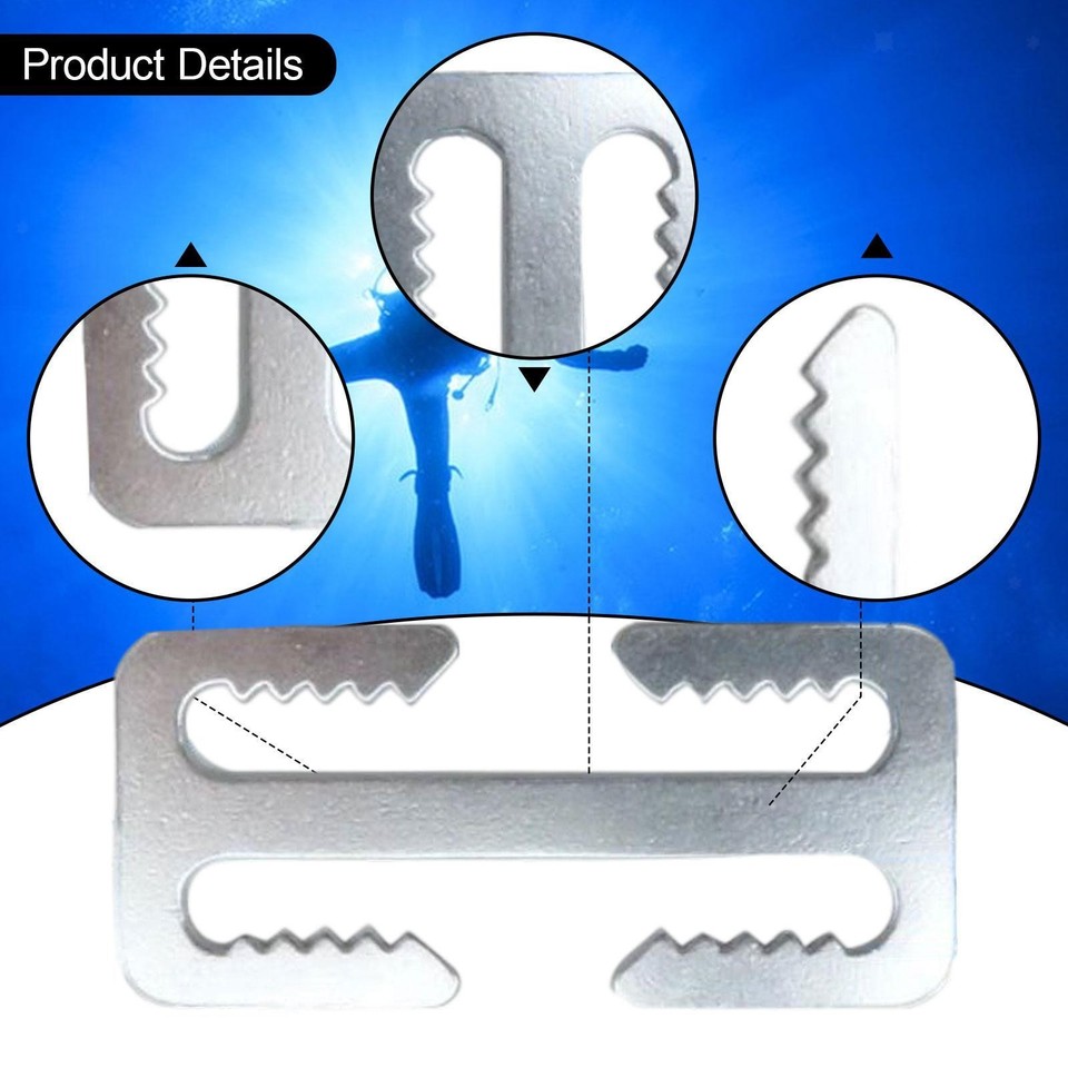 Diving Strap Buckle Glider Weight Belt Retainer for Water Sport Scuba ...