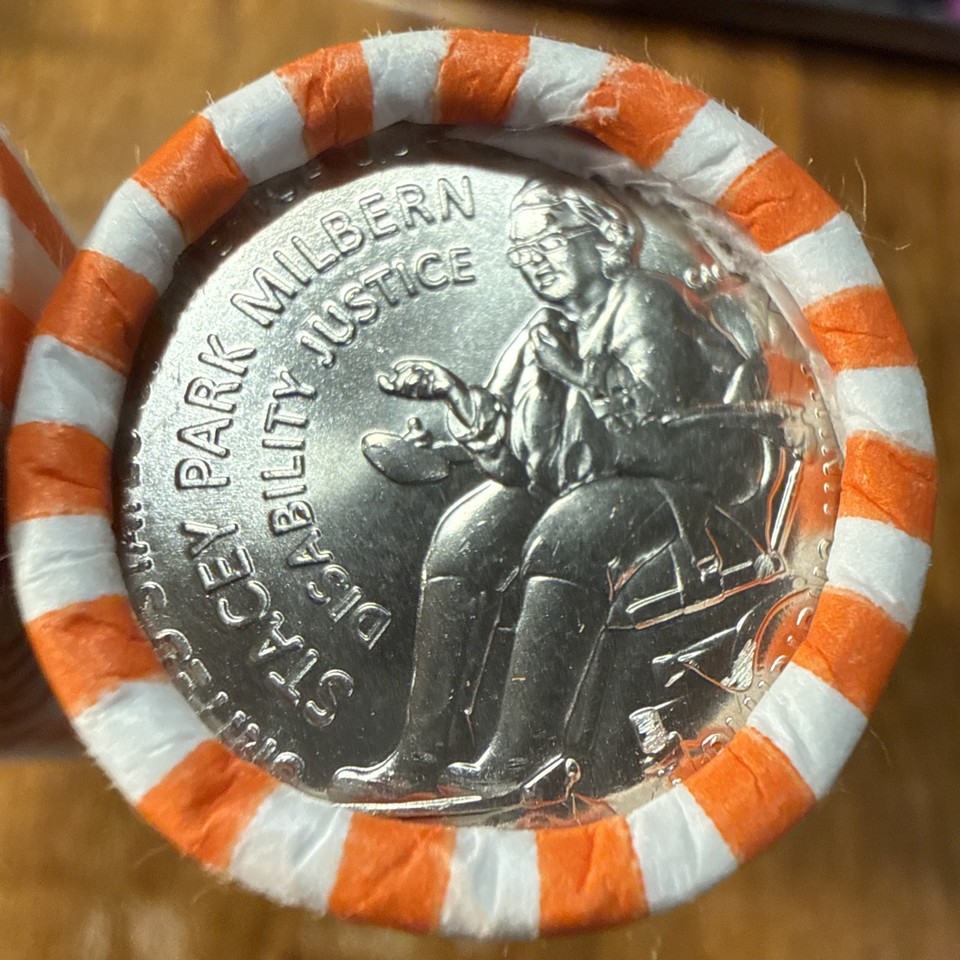LOT OF TWO(2) 2025-P Philadelphia Stacey Park Milbern Quarter Rolls ...