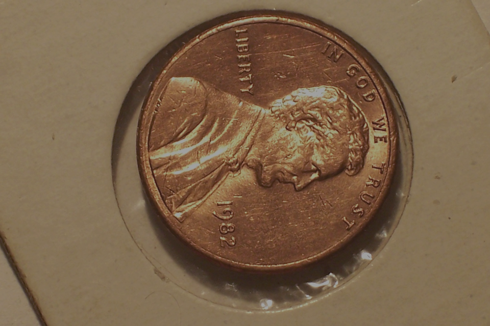 1982-P @ Circulated" Small date *Zink* Lincoln Penny.!! | eBay