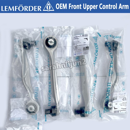 Front Upper Control Arms Kit Set of 4 OEM Lemforder for Audi A4 A6 S4 ...