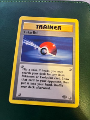 Poke Ball 64/64 Trainer Jungle Set Pokemon Card Lightly Played ...