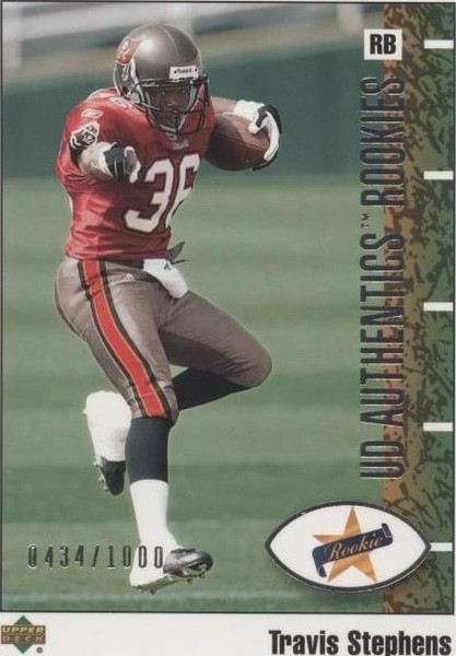 2002 UD Authentics - #135 Travis Stephens /1000 (RC) for sale online | eBay