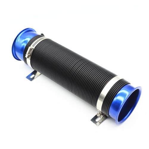 Blue Adjustable Scalable Flexible Car SUV Turbo Cold Air Intake Hose ...