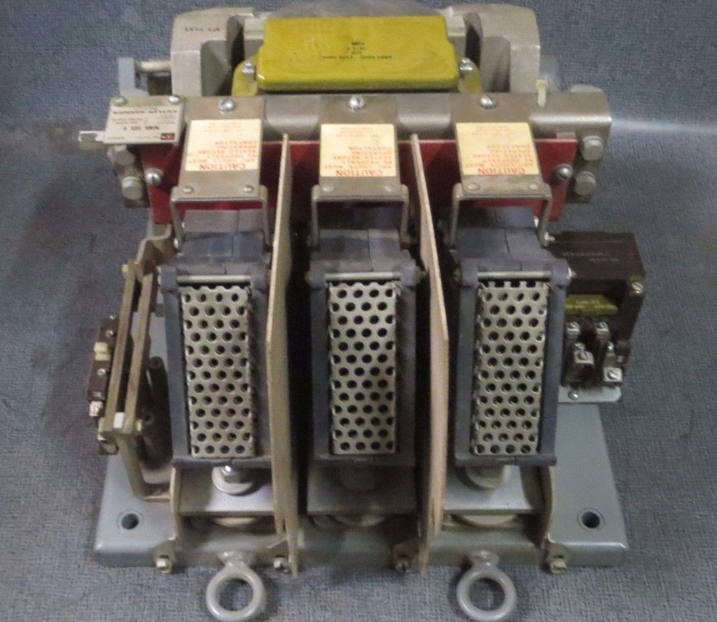 CUTLER HAMMER NEMA SIZE 6 CONTACTOR C10JN3 540 AMP 600V W/ 480V COIL | eBay