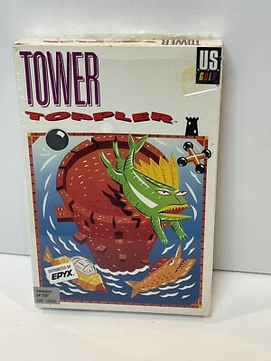 Vintage Commodore Computer Software Game TOWER TOPPLER Epyx | eBay