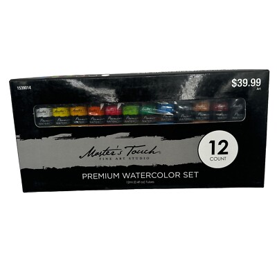 MASTER'S TOUCH WATERCOLOR PAINT SET - 12COUNT 12ML TUBES # | eBay
