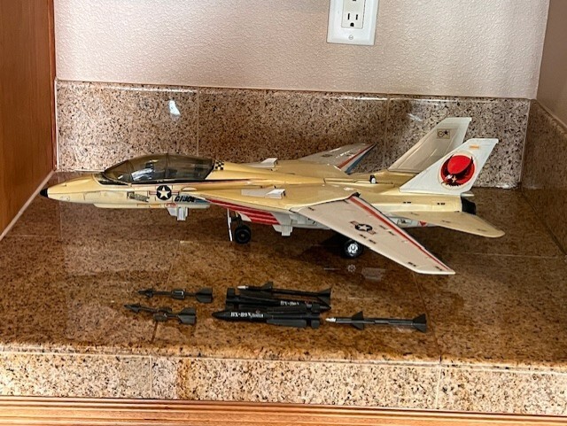 1/18 1983 G.I. Joe Skystriker XP-14F Combat Jet repaired gear | eBay