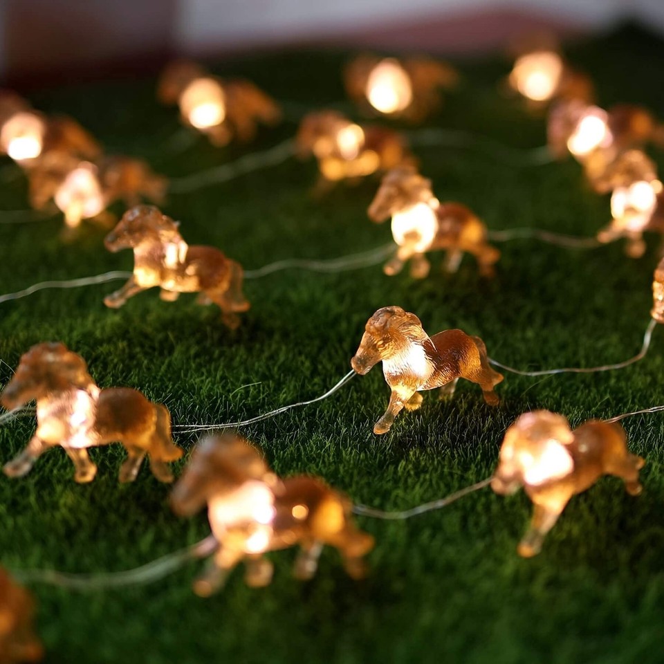 Horse Fairy String Lights Pony Cute Decorative Lights 20 LEDs Night ...