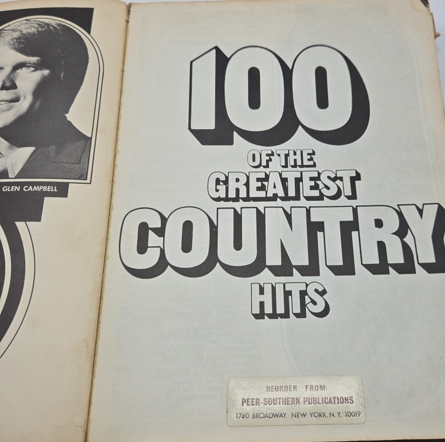 100 Of The Greatest Country Hits Voice Piano Guitar Great Photos ...