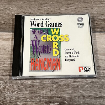 Word Games - Pro One - Multimedia Windows - Search A Word Cross Word ...