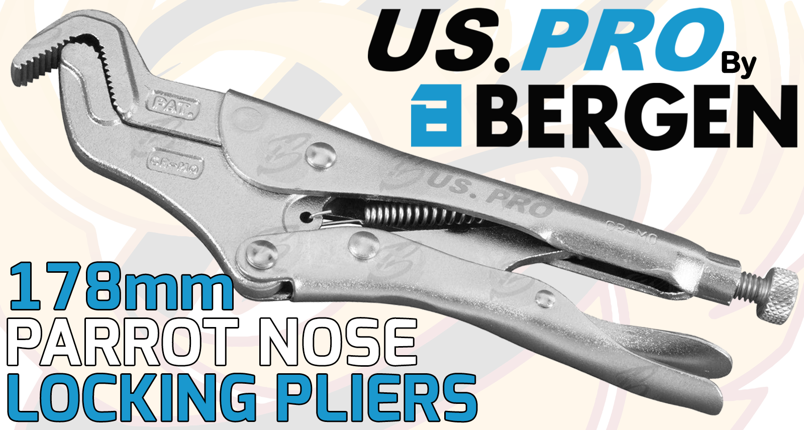 US PRO Parrot Nose Locking Pliers Parrot Mole Grips Adjustable Wrench ...