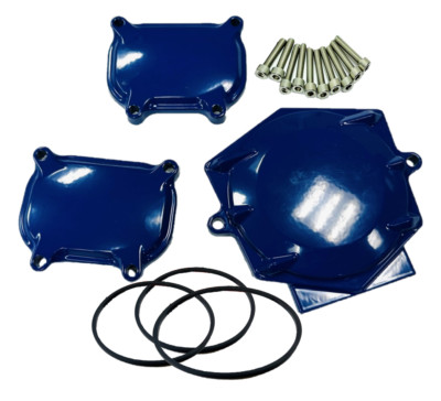 Raptor 700 Blue Valve Cam Covers Cylinder Head Side Cover Titanium ...